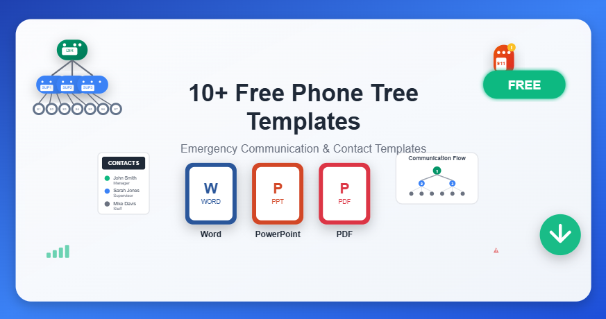 10+ Free Phone Tree Templates (Word,PPT, PDF) - Learn Management
