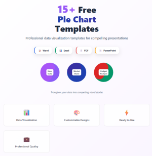 15+ Free Pie Chart Templates (Word, Excel, PDF and PowerPoint) - Learn ...