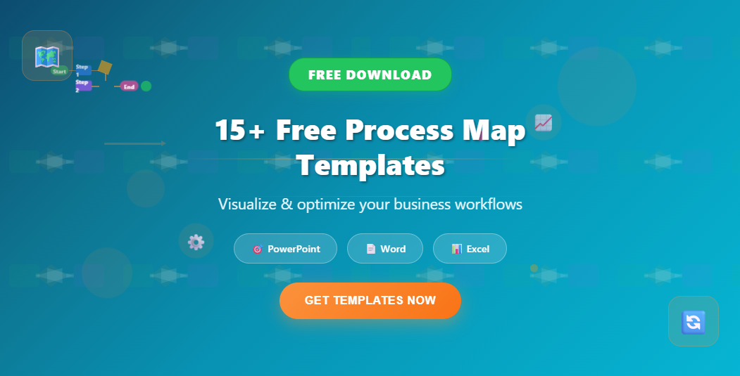15+ Free Process Map Templates (PowerPoint , Word And Excel) - Learn ...