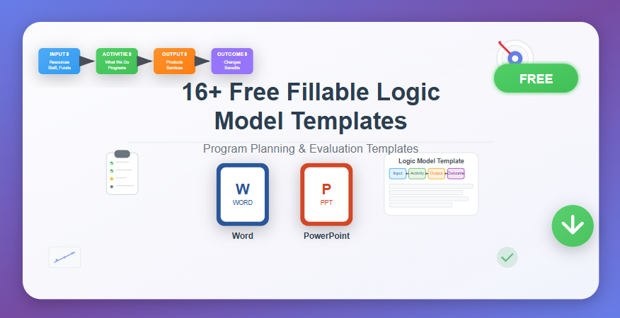 16+ Free Fillable Logic Model Templates and Examples [Word,PPT] - Learn ...