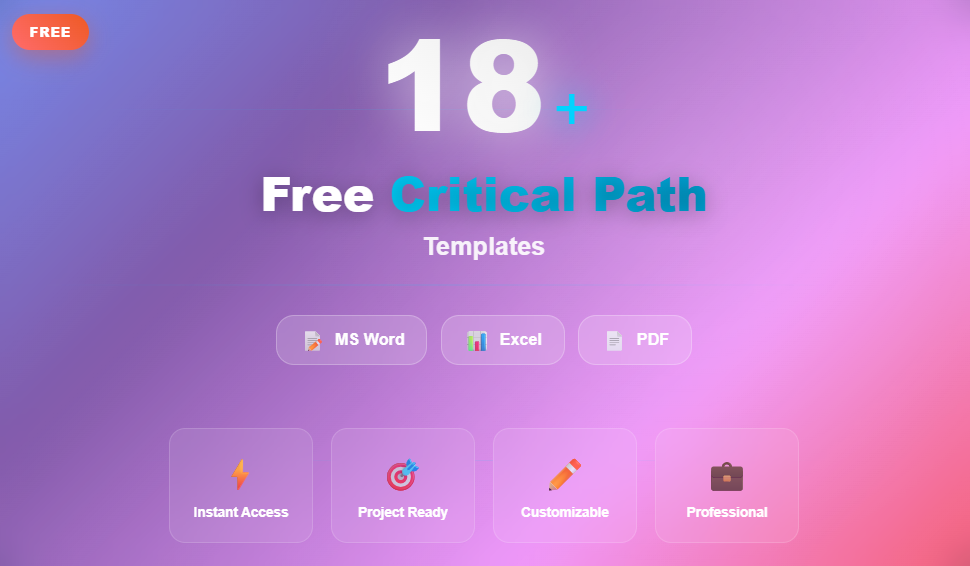 18+ Free Critical Path Templates (MS Word, Excel and PDF) - Learn ...