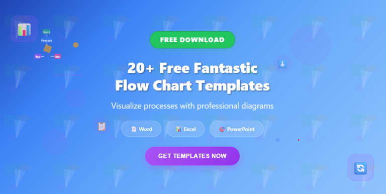 20+ Free Fantastic Flow Chart Templates (Word, Excel And Power Point ...