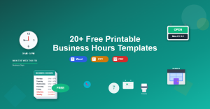 20+ Free Printable Business Hours Templates (Word, PowerPoint, PDF ...