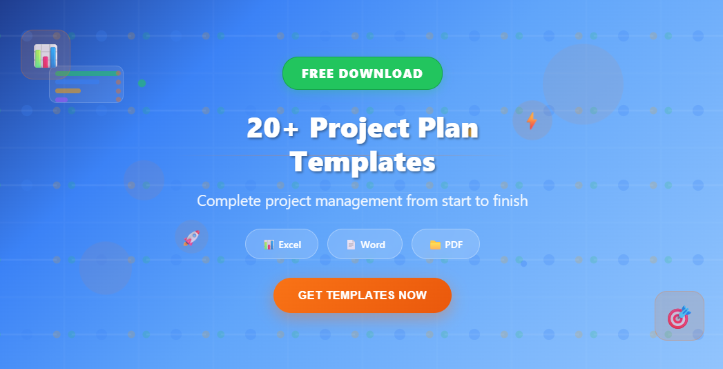 20+ Free Project Plan Templates (Excel, Word and PDF) - Learn Management