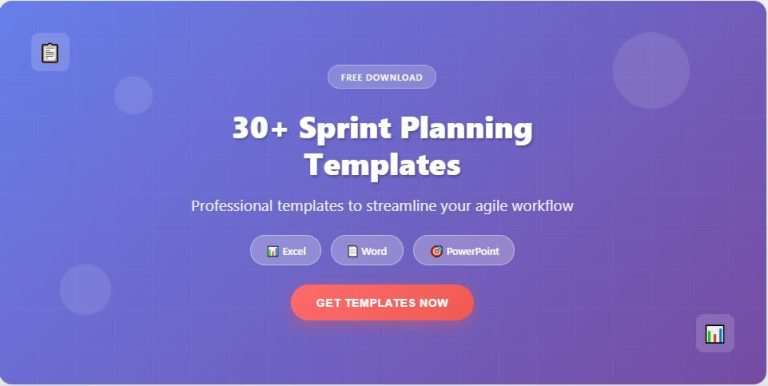 30+ Free Download Great Sprint Planning Templates in Excel, Word, and ...