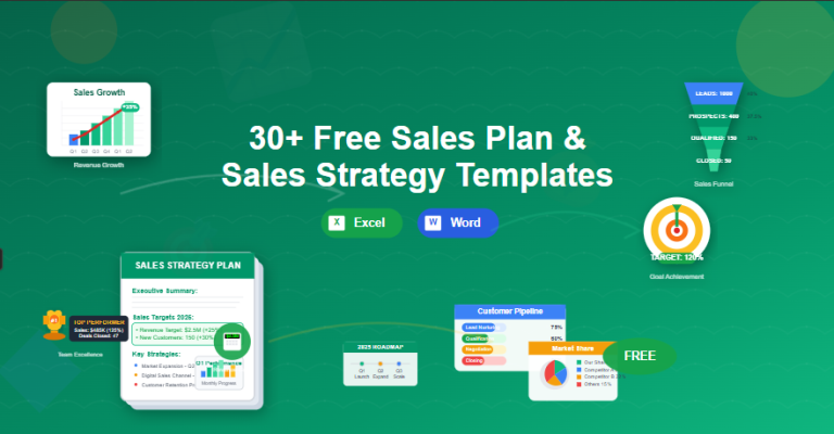 30+ Free Sales Plan & Sales Strategy Templates in (Excel,Word) - Learn ...