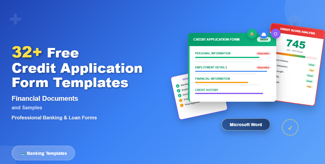 32+ Free Credit Application Form Templates and Samples (Word) - Learn ...