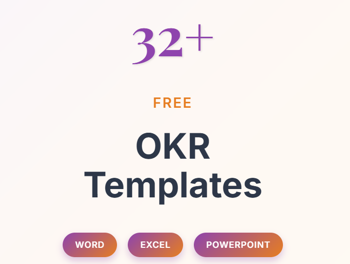 32+ Free OKR Templates (Word, Excel, PowerPoint) - Learn Management