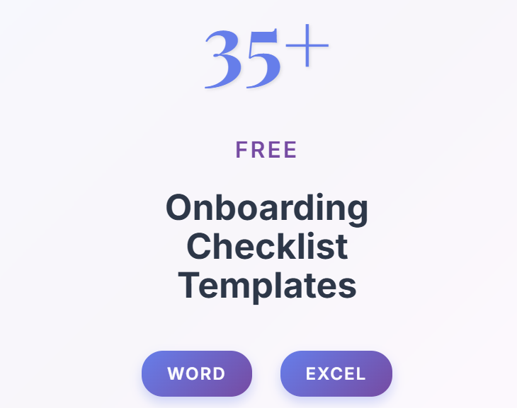 35+ Free Onboarding Checklist Templates [Word, Excel] - Learn Management