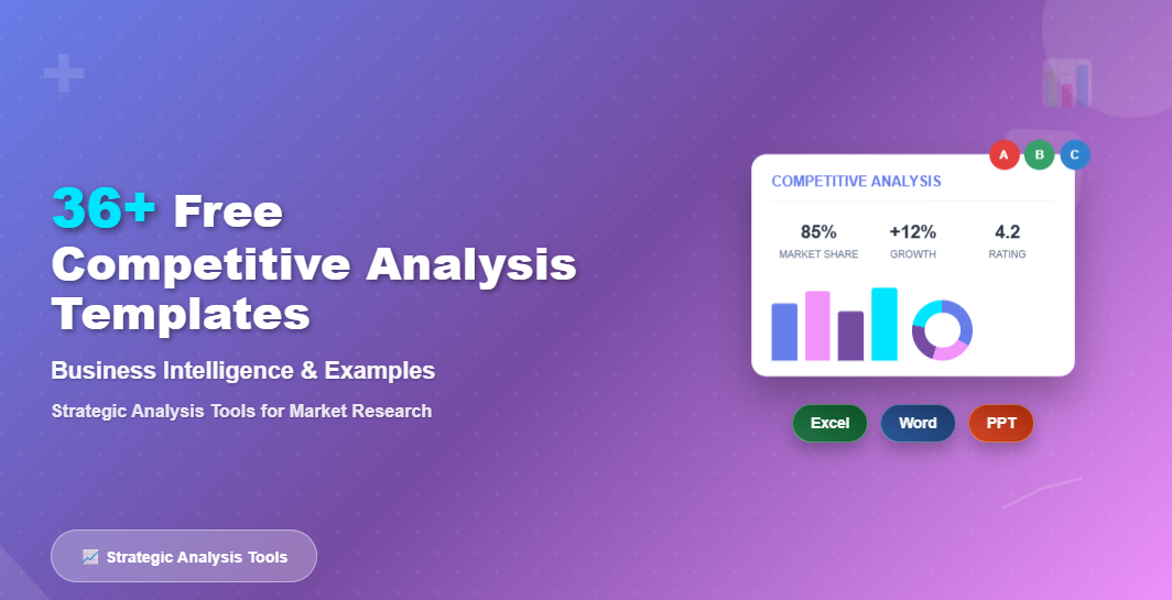 36+ Free Competitive Analysis Templates & Examples in (Excel, Word, PPT ...