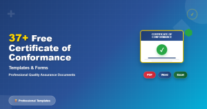 37+ Free Certificate of Conformance Templates and Forms (PDF,Word,Excel ...