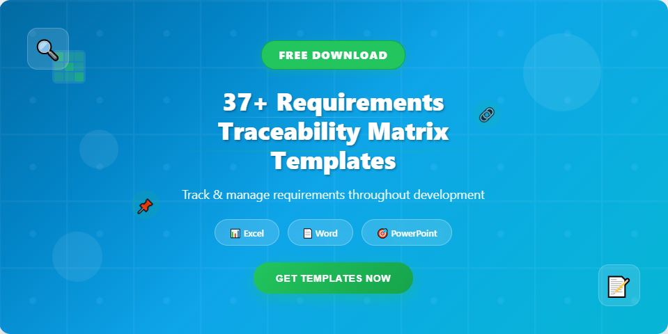 37+ Free Download Requirements Traceability Matrix Templates (Excel ...