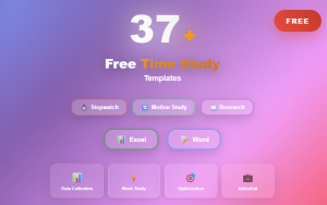 37+ Free Time Study Templates (Excel and Word) - Learn Management