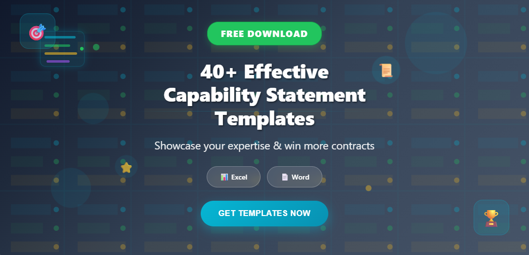40+ Effective Capability Statement Templates (Excel & Word) - Learn ...