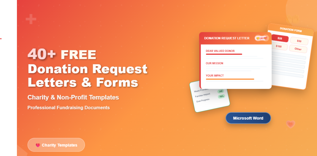 40+ FREE Donation Request Letters and Forms (Word) - Learn Management