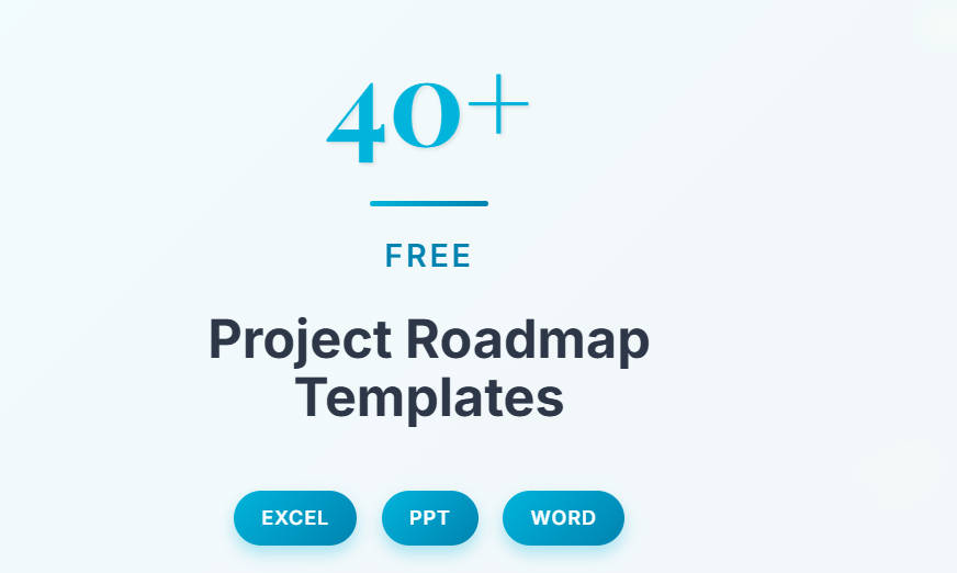 40+ FREE Project Roadmap Templates [Excel, PPT, Word] - Learn Management