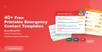 40+ Free Printable Emergency Contact Templates (Excel,Word,PDF) - Learn ...