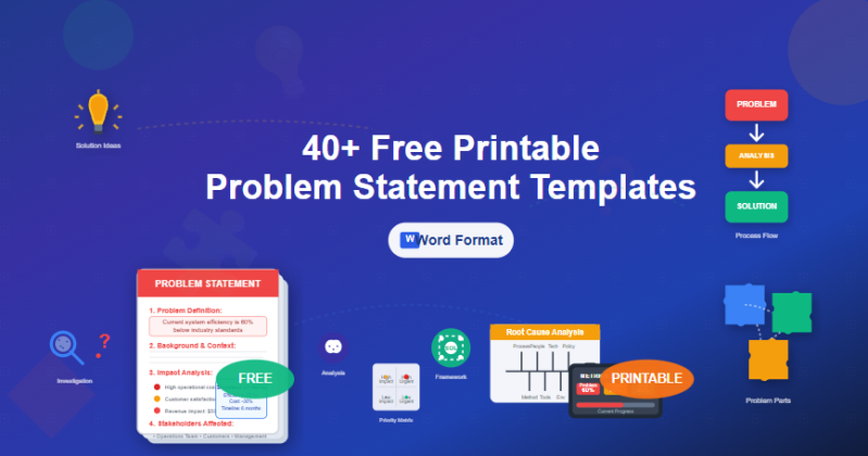 40+ Free Printable Problem Statement Templates in (Word) - Learn Management