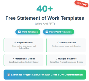 40+ Free Statement of Work Templates (Word And PPT) - Learn Management