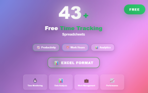 43+ Free Time Tracking Spreadsheets in (Excel) - Learn Management