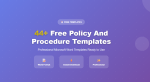 44+ Free Policy And Procedure Templates (Word) - Learn Management