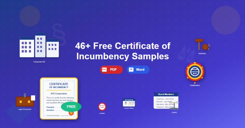 46+ Free Certificate of Incumbency Samples (PDF,Word) - Learn Management