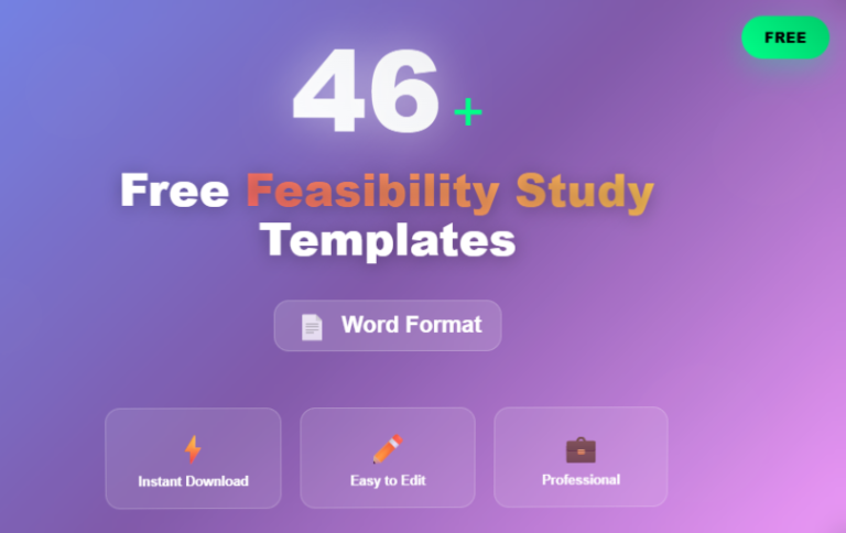 46+ Free Feasibility Study Templates in (Word) - Learn Management