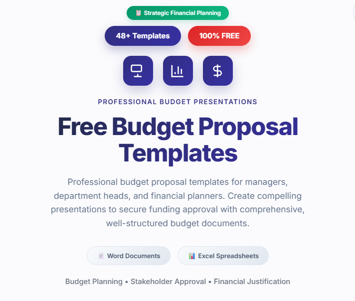 48+ Free Budget Proposal Templates (Word and Excel) - Learn Management