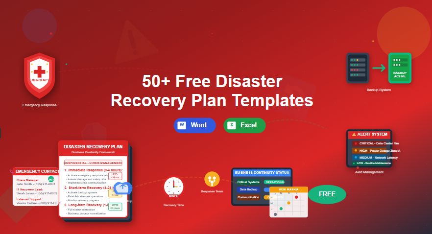 50+ Free Disaster Recovery Plan Templates [Word,Excel] - Learn Management