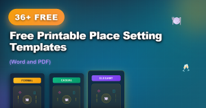 36+ Free Printable Place Setting Templates (Word and PDF) - Learn ...
