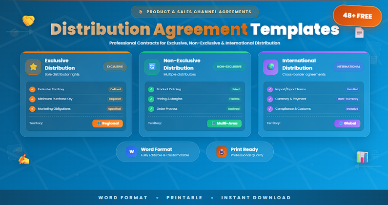 48+ Free Distribution Agreement Templates In (Word) - Learn Management